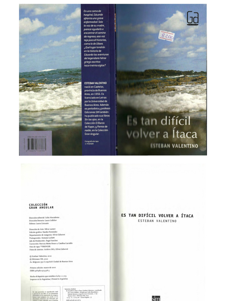 Es Tan Dificil Volver A Itaca | PDF