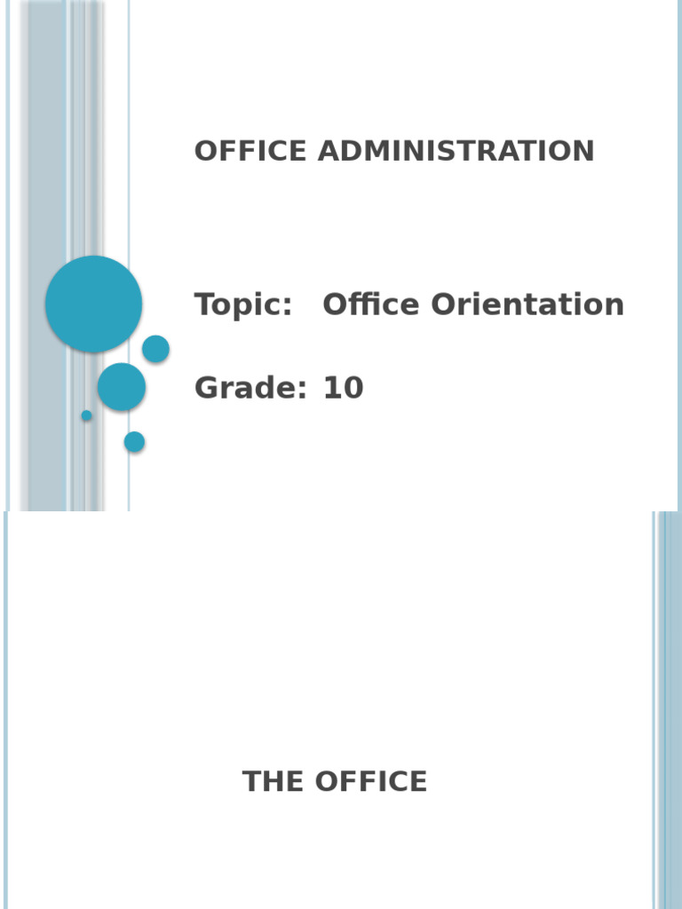 Office Administration Functions Explained | PDF | Communication | Business