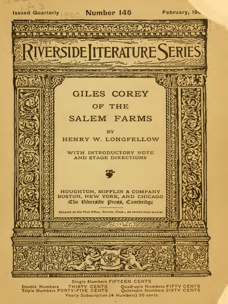 Giles Corey of Sale 00 Long | PDF
