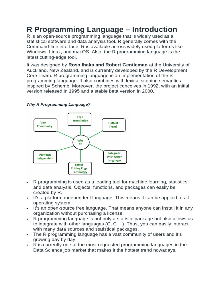 R Programming Language Unit01 | PDF | R (Programming Language) | Data Type
