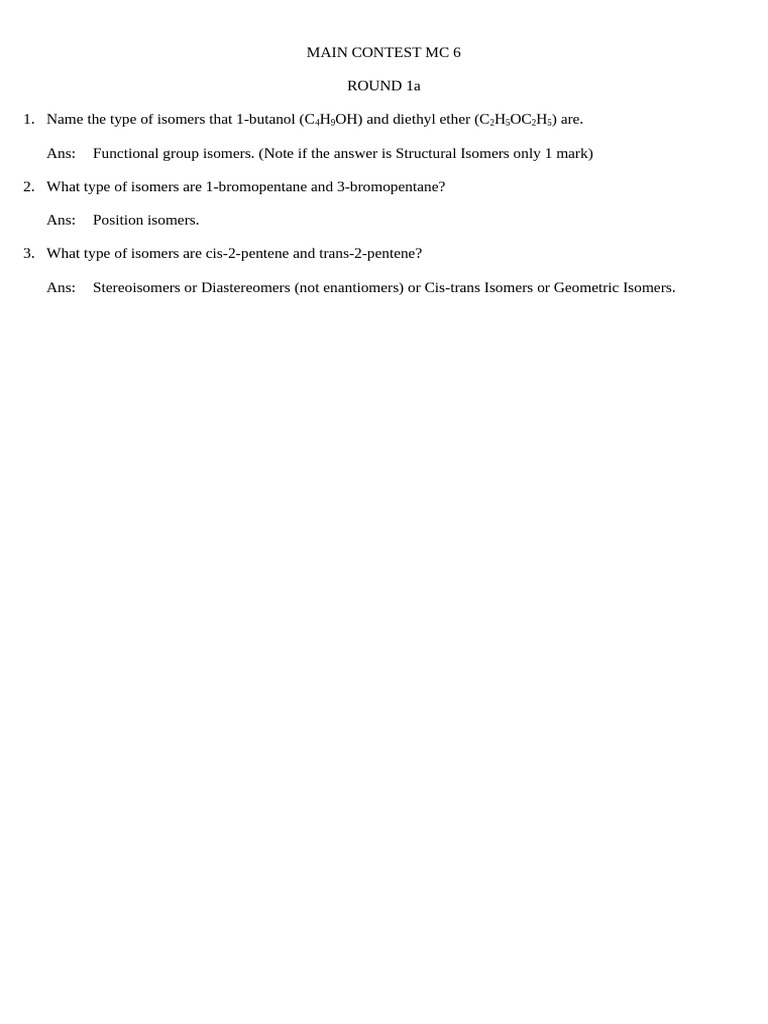 MC 6 | PDF | Chemical Compounds | Salt (Chemistry)