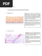 Life Sciences Grade 10 Animal Tissues Notes | PDF | Tissue (Biology ...