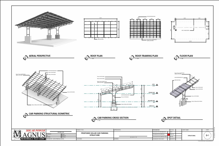 Proposed Solar Car Parking Structure | PDF