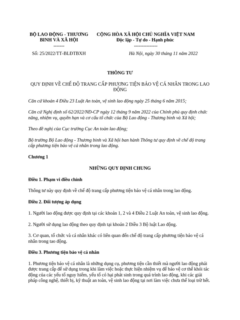 25_2022_TT-BLDTBXH, eff.date 01.04.23 | PDF