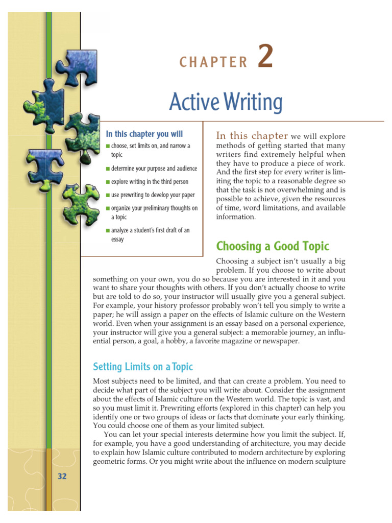 Effective Topic Selection for Writers | PDF | Essays | Thought