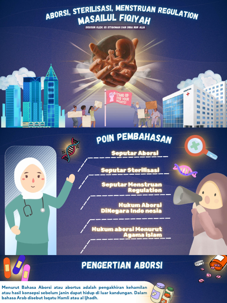 Aborsi, Sterilisasi, Menstruan Legulation - Compressed | PDF