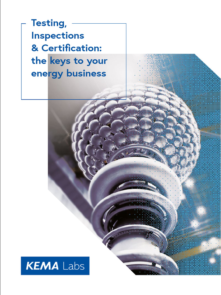 KEMA Labs: Testing for Reliable Energy | PDF | High Voltage Direct ...
