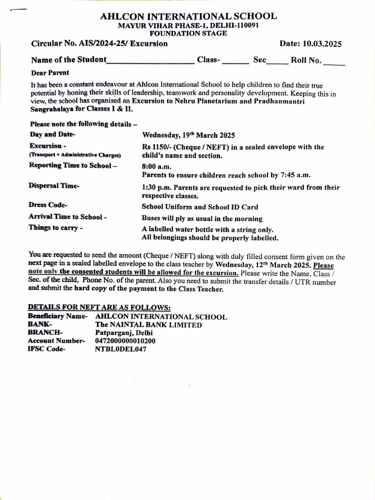 Excursion Class I and IIiii | PDF | Childhood