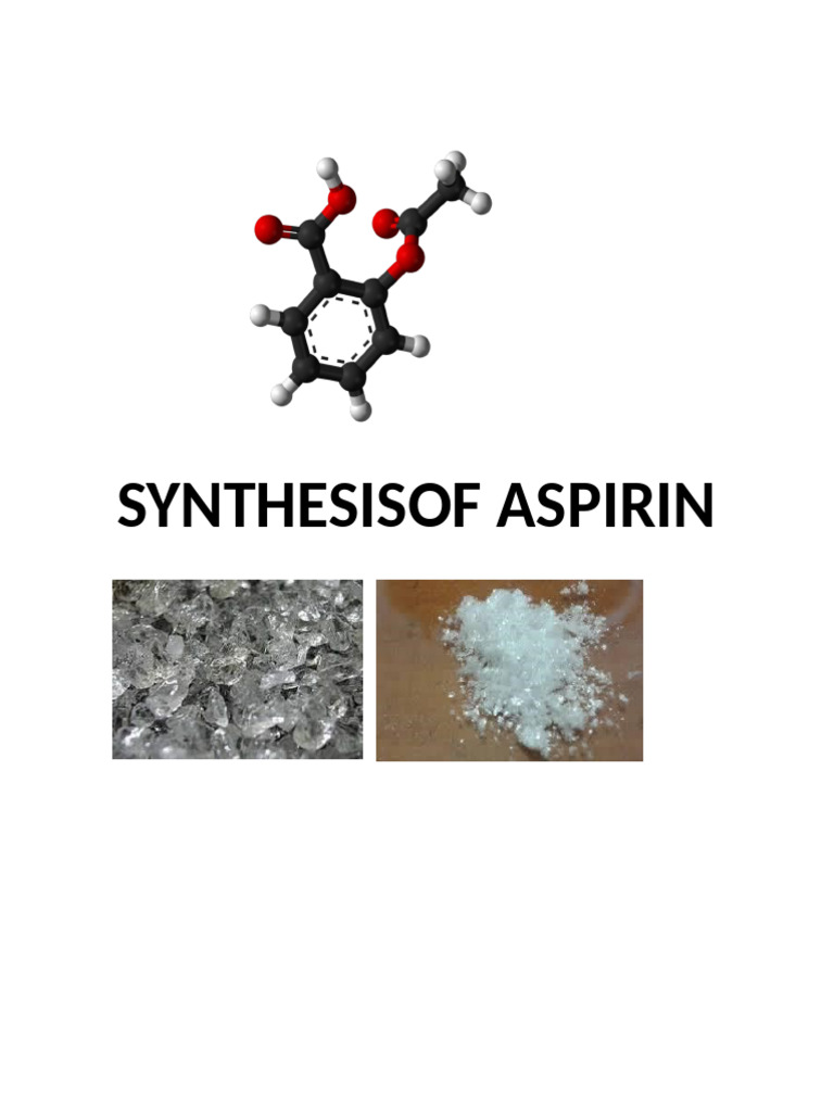 Synthesis of Aspirin Final | PDF | Chemical Bond | Aspirin