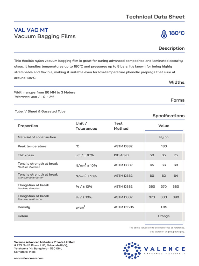VAL VAC MT-180°C | PDF | Composite Material | Materials