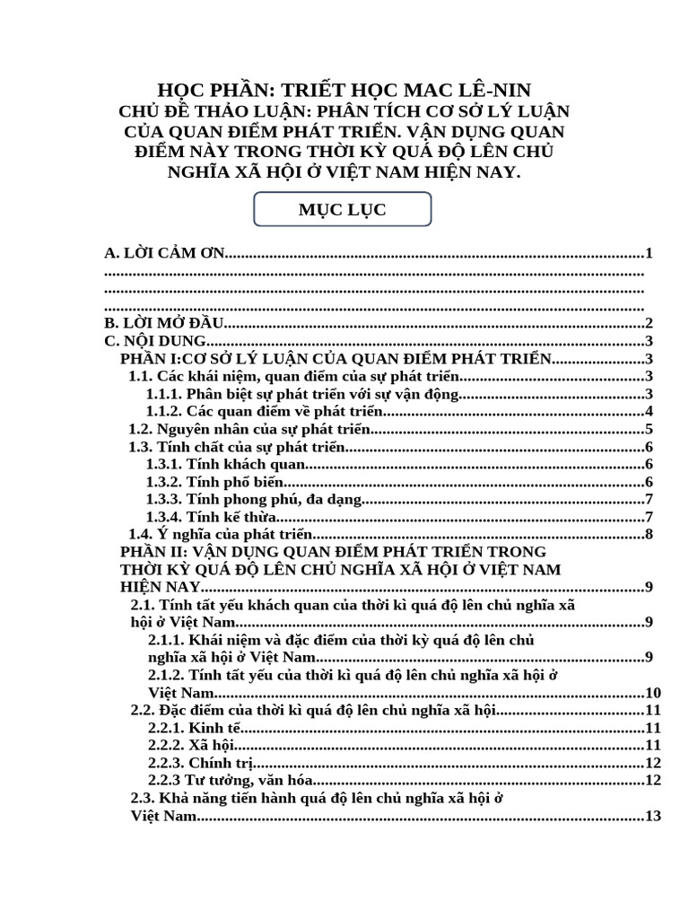 ĐỀ CƯƠNG CHỦ ĐỀ THẢO LUẬN - N8 | PDF