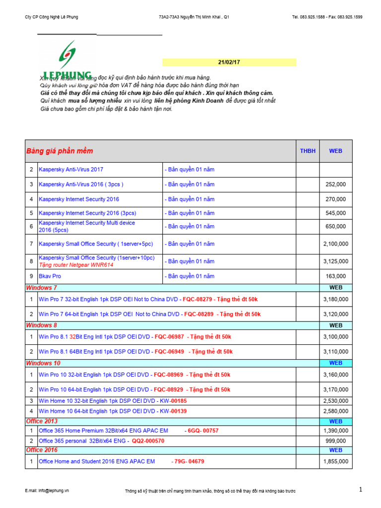 Bao Gia Linh Kien | PDF