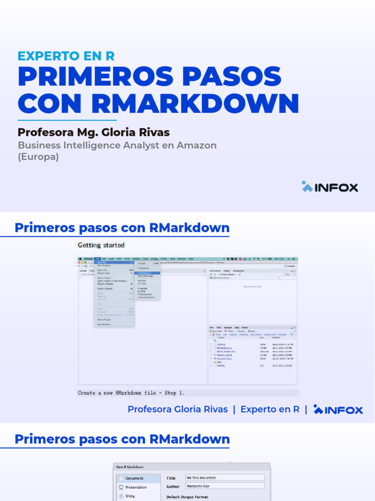 33 Primeros Pasos Con RMarkdown | PDF