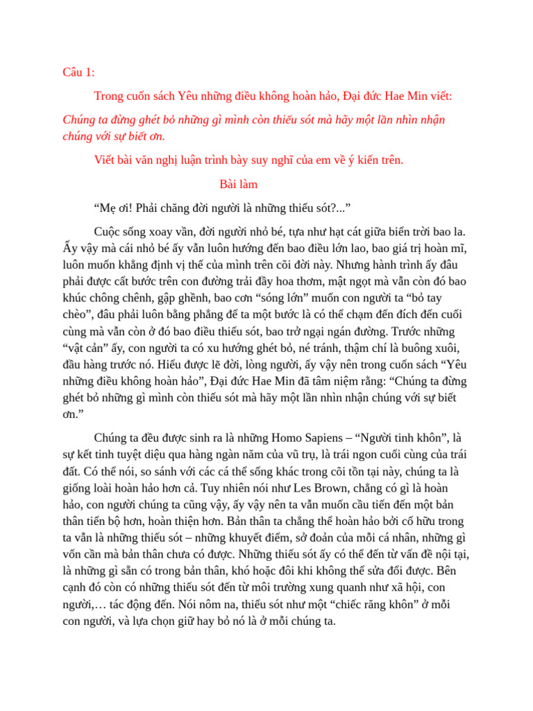 Đề chuyên 1 - nlxh | PDF