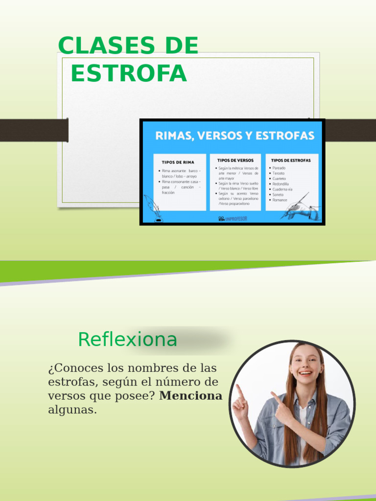 Clases de estrofa | PDF | Metro (poesía) | Poética