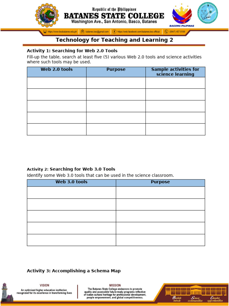 SCI EDUC 102 - Activities | PDF