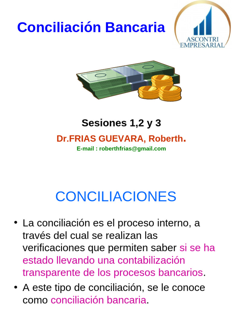Conciliacion Bancaria-Rfg | PDF | Bancos | Contabilidad