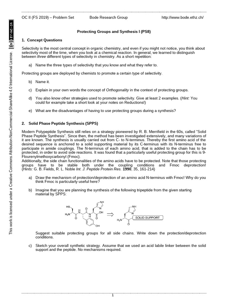 Ocii Ps Fs2019 PG Ps8 CC | PDF | Chemistry | Biochemistry