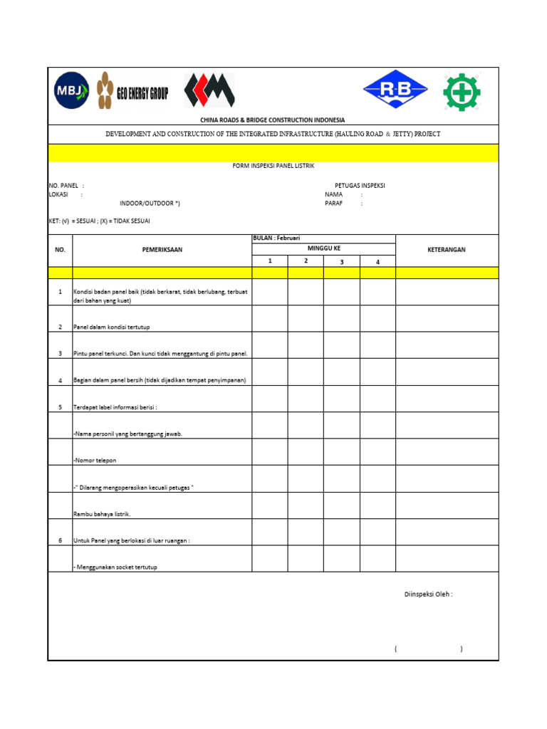 Cek Panel Instalasi Listrik | PDF