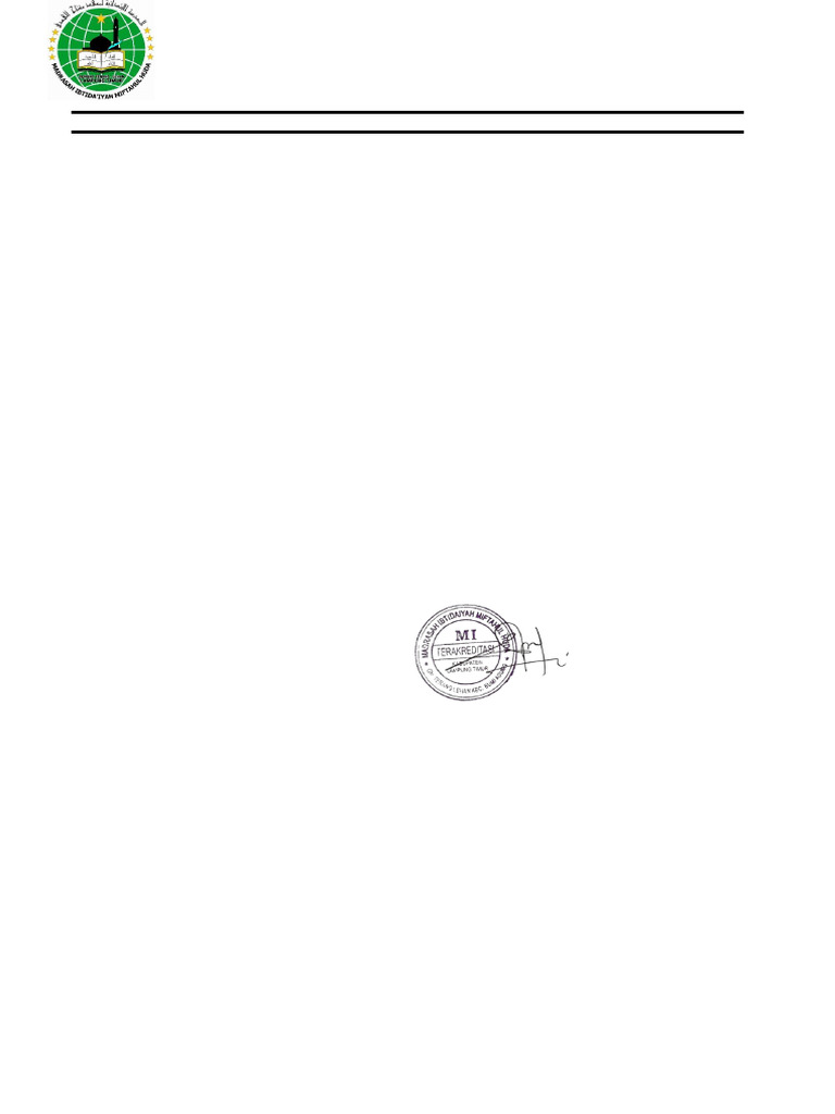 Mutasi Keluar - Surat Keterangan - EZA ADITYA PRATAMA | PDF