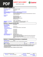 Castrol Multipurpose Grease Safety Data | PDF | Occupational Safety And ...