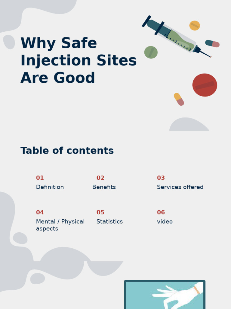 Benefits of Safe Injection Sites | PDF | Injection (Medicine ...