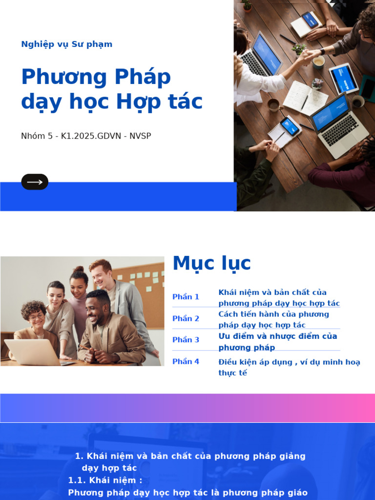 Nhóm 5 PP Dạy Học Hợp Tác | PDF