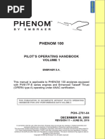 Phenom 300 Flight Manual Overview | PDF | Cockpit | Aerospace