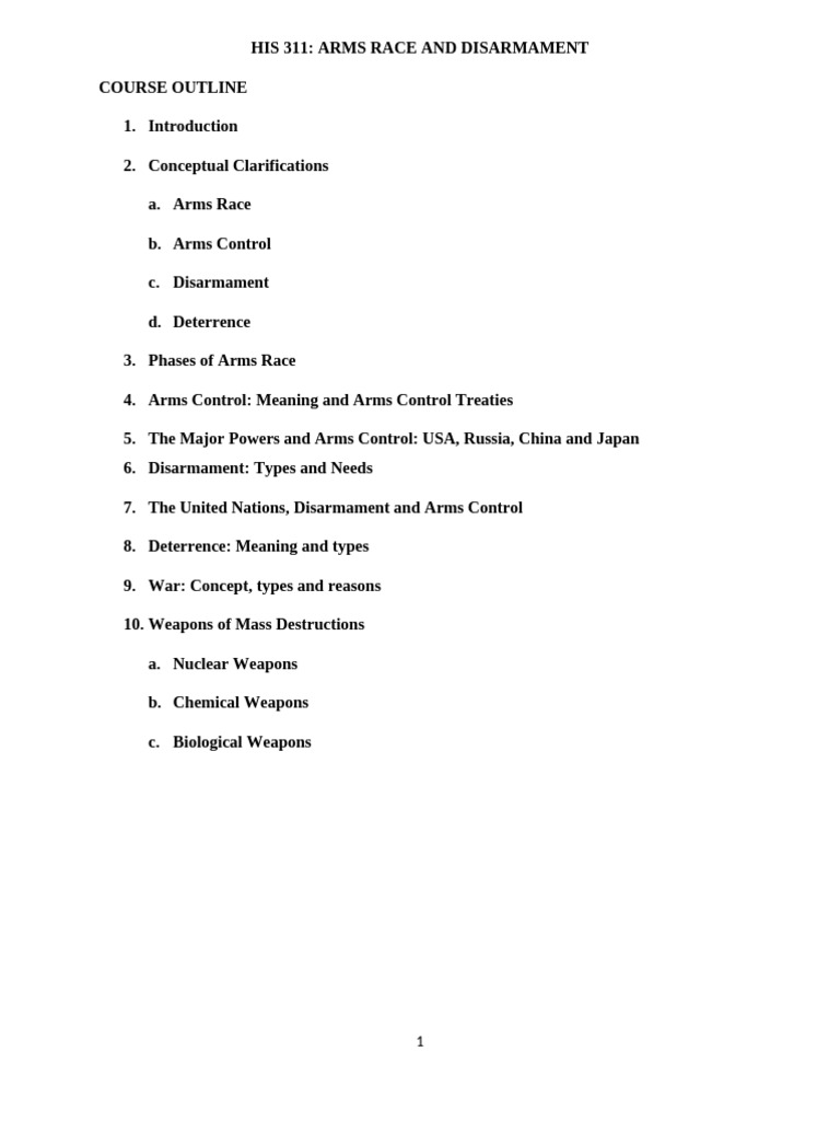 Understanding Arms Race Dynamics | PDF | Arms Control | Crime & Violence