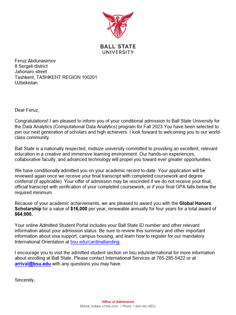 Ball State University | PDF