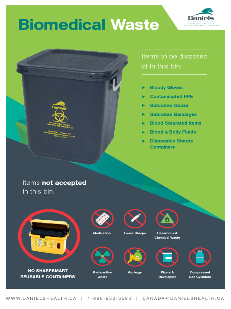 Daniels Biomedical Waste Poster | PDF