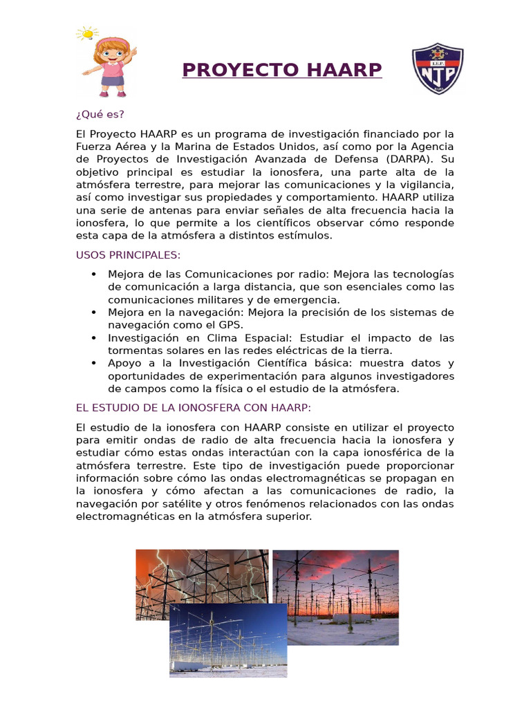 Estudio de la Ionosfera con HAARP | PDF