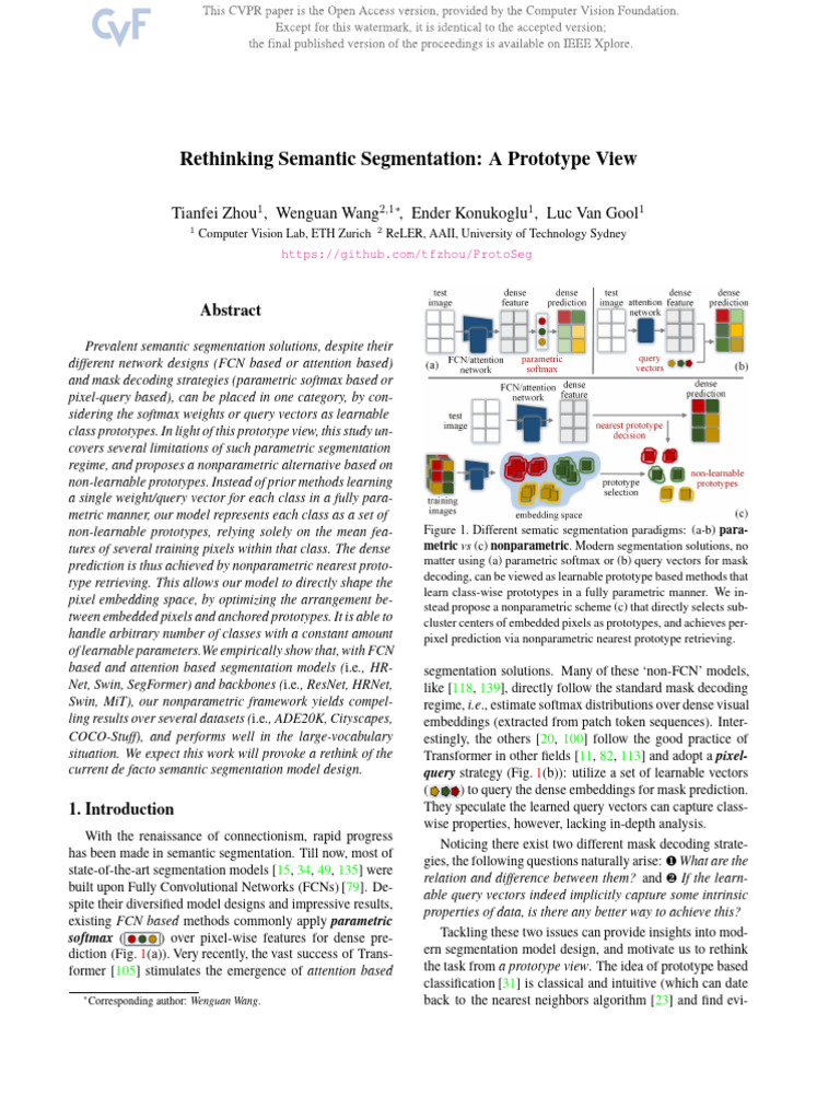 Prototype-Based Semantic Segmentation | PDF | Image Segmentation ...