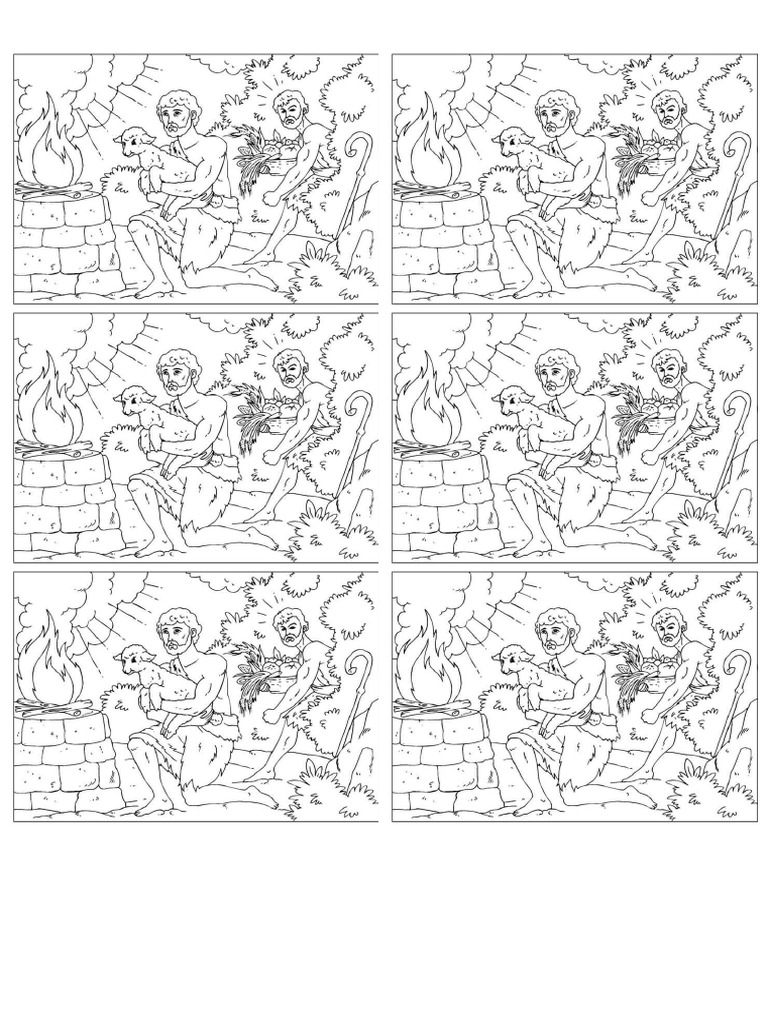 Hoja Gráfica de Religión Caín y Abel | PDF