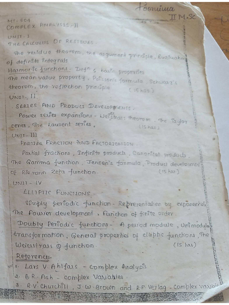 Complex 2 Continue | PDF