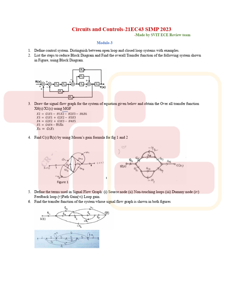 controls and circuits SIMP TIE | PDF | Damping | Electrical Engineering