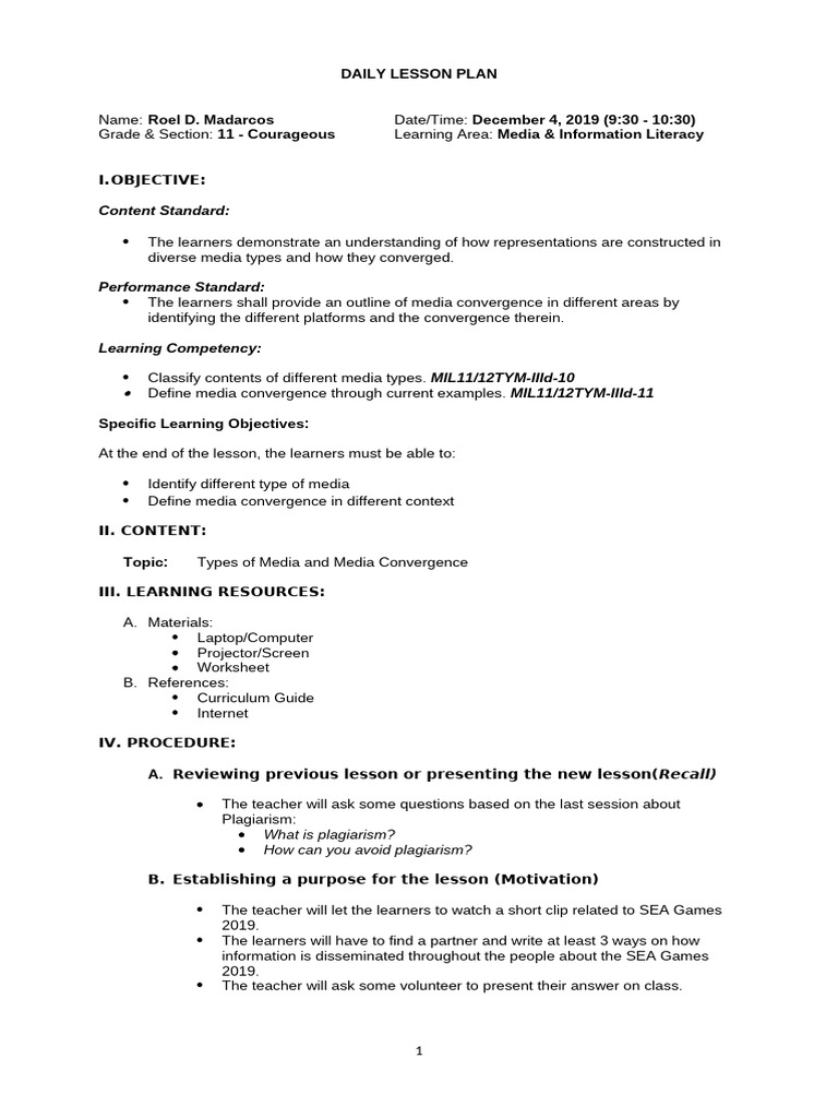 Empowerment Technology DLP - 3rd QTR | PDF | Teachers | Learning