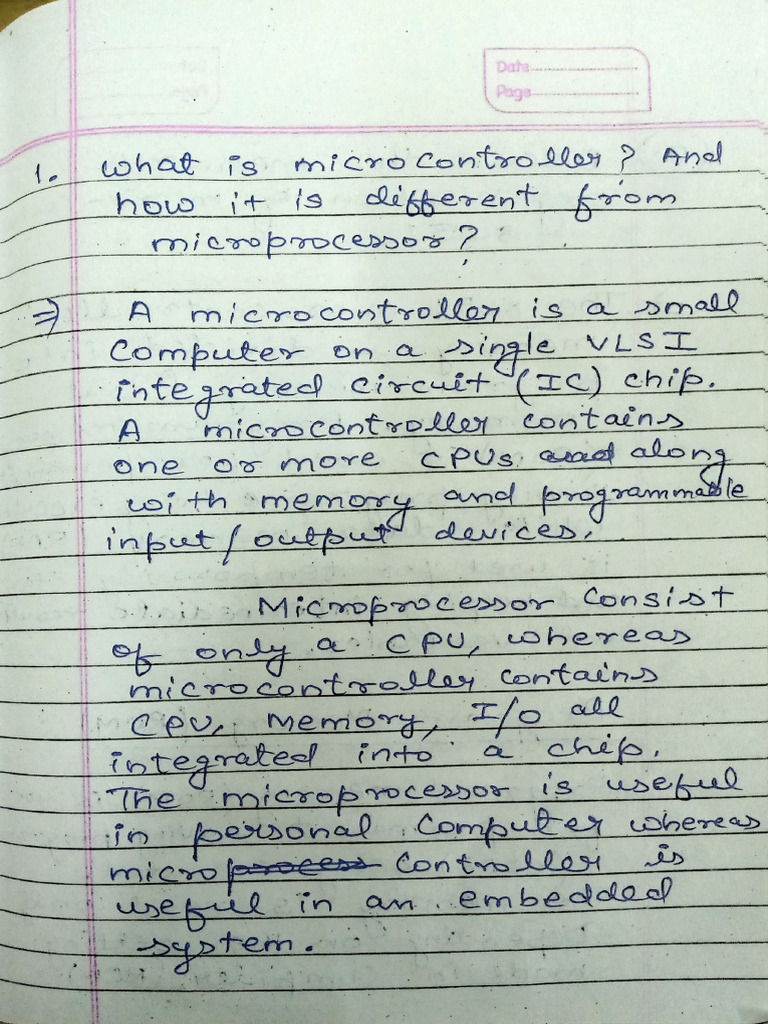 Microcontroller | PDF