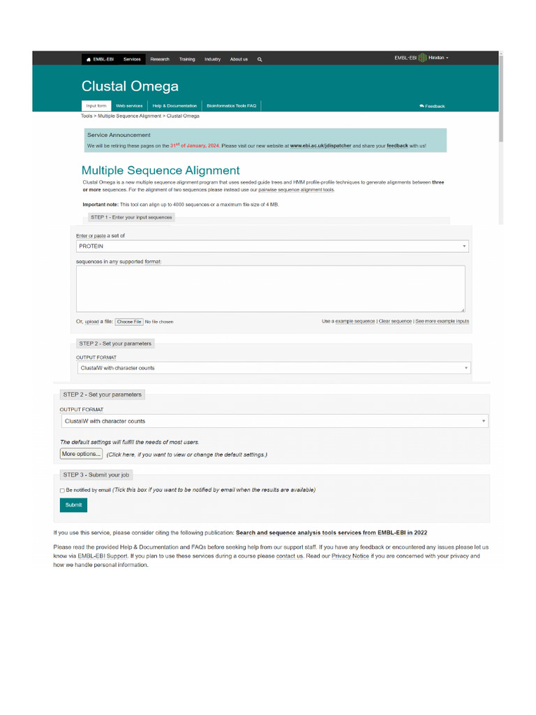 Clustal Omega | PDF