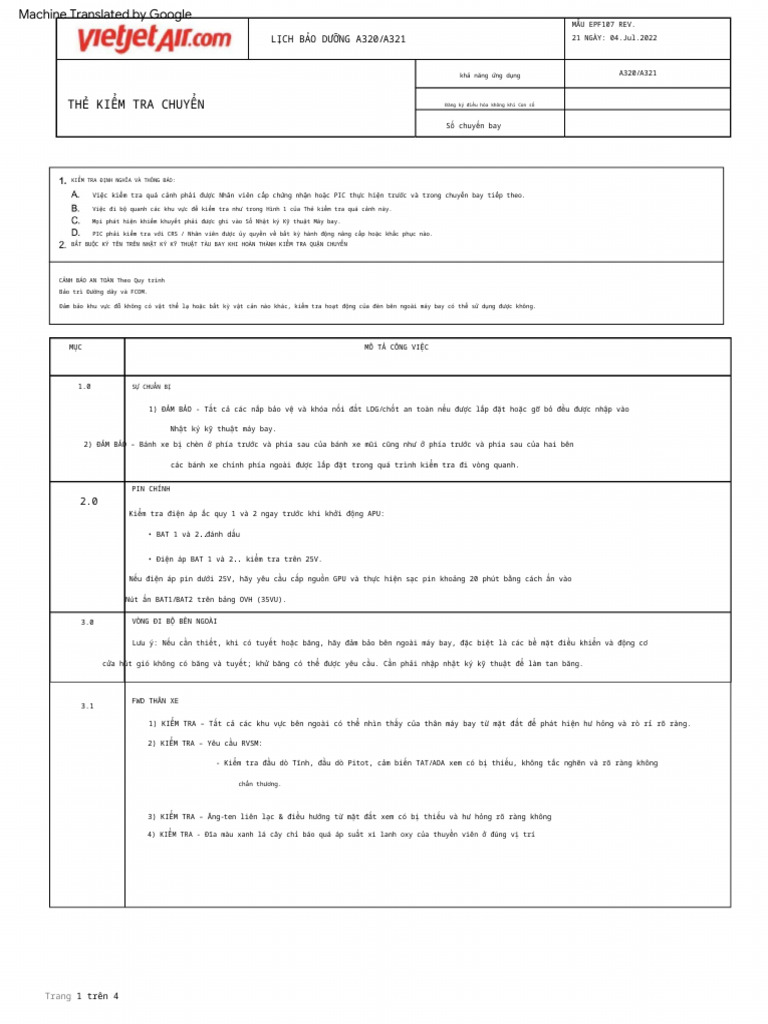 EPF107 Transit Check Card Rev.21 - VN | PDF