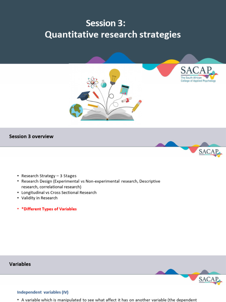 Quantitative Research Strategies Overview | PDF | Experiment ...