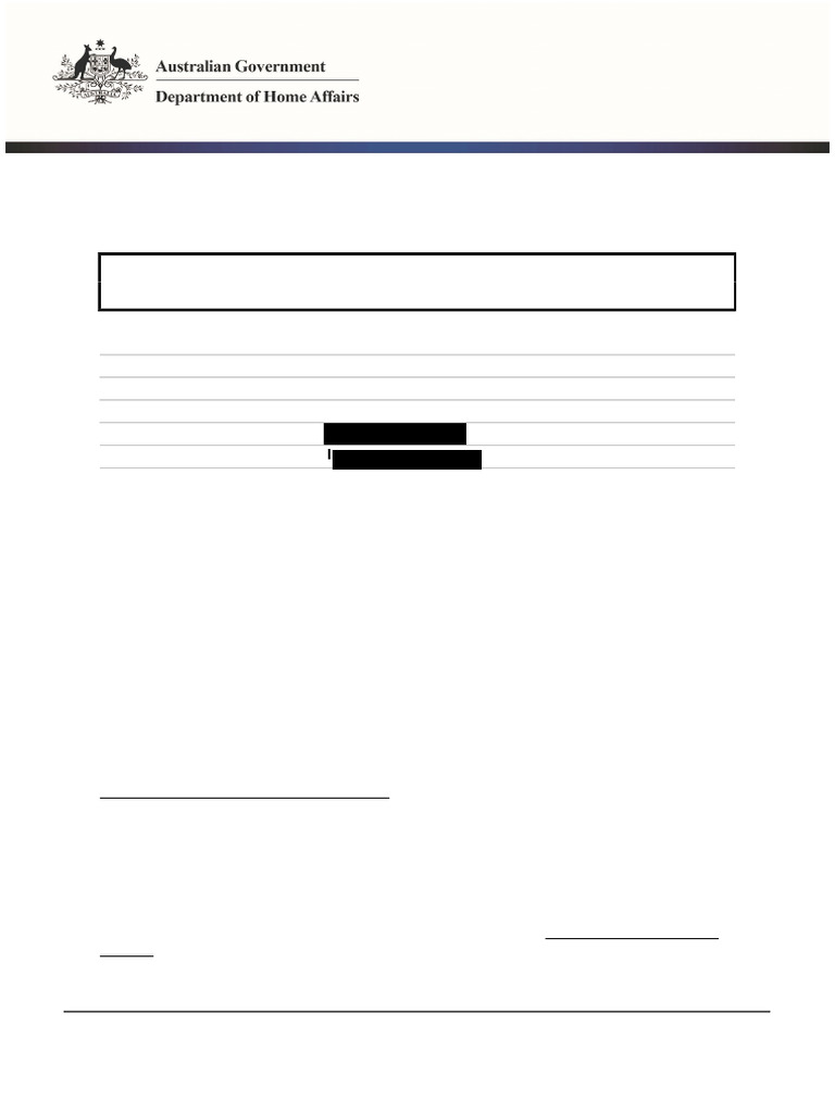 IMMI Acknowledgement of Application Received | PDF