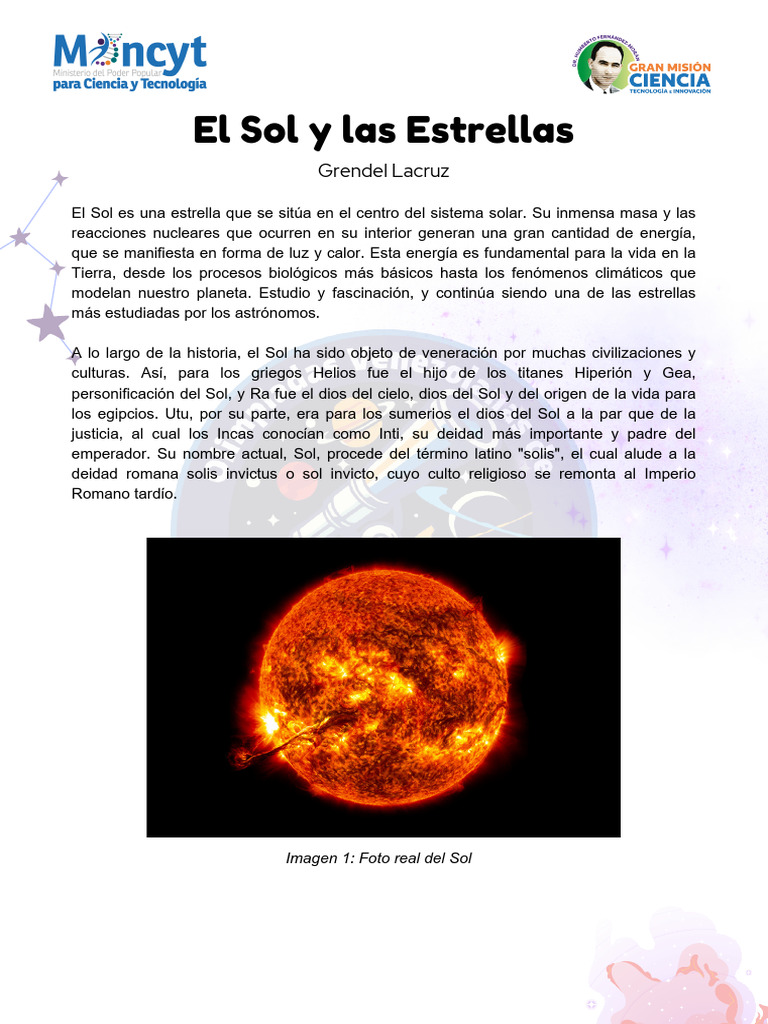 El Sol y Las Estrellas | PDF | Estrellas | Dom