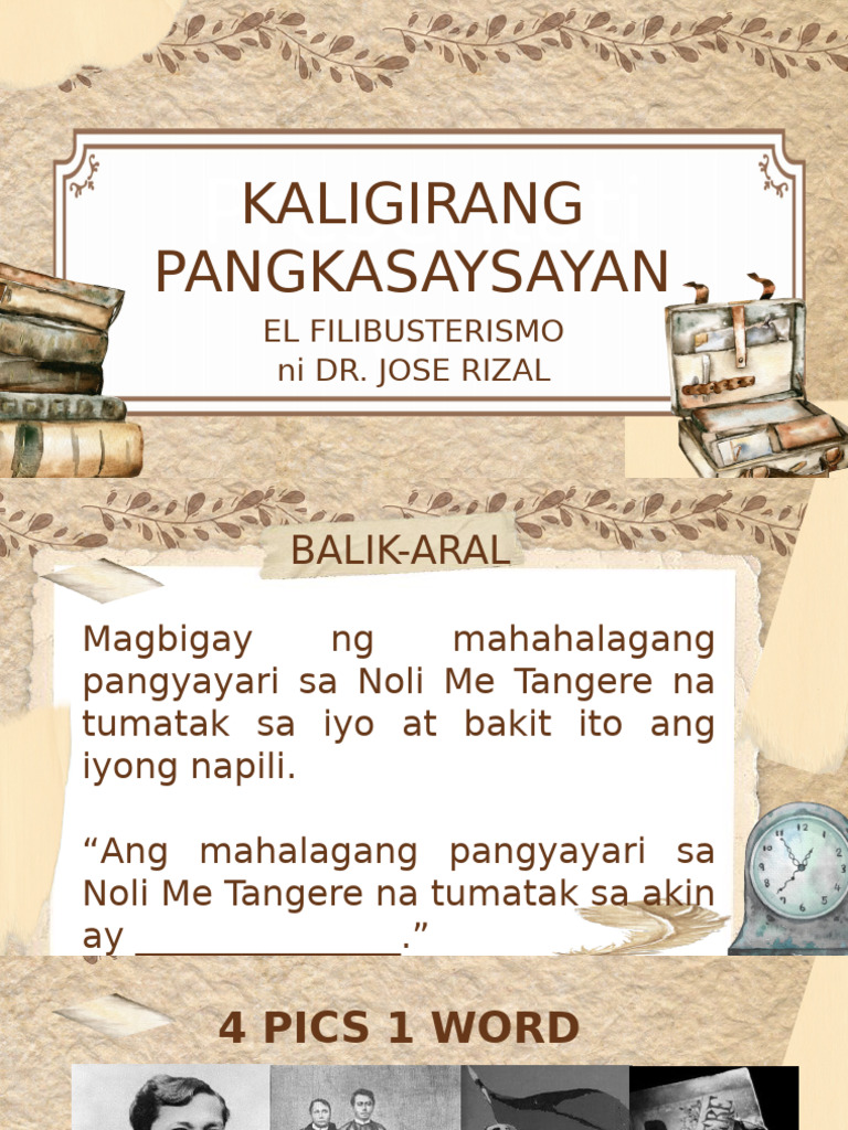 El Filibusterismo KALIGIRAN | PDF