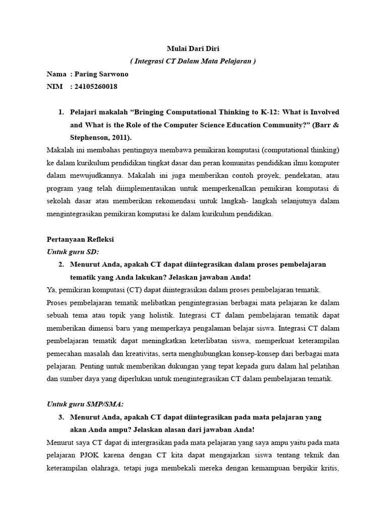 T7-2. Mulai Dari Diri CT | PDF