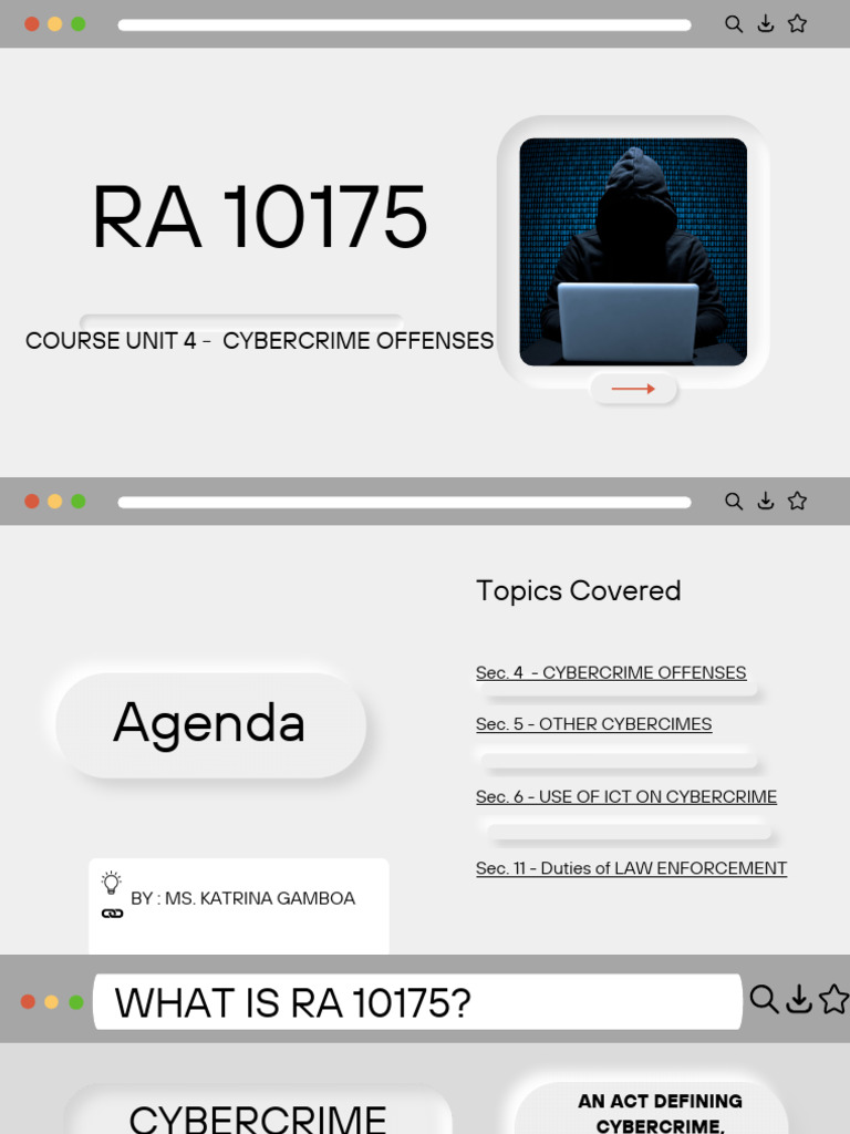 Cu4 - The Cybercrime Offenses | PDF | Defamation | Common Law