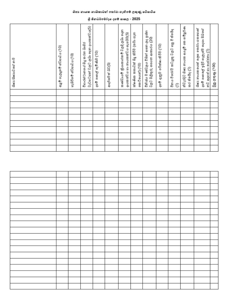 Prefect Selection For Dhamma School | PDF