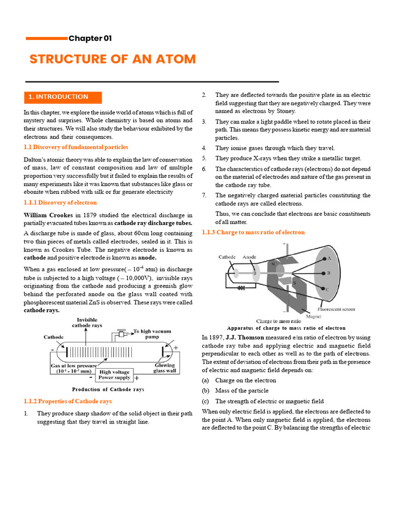 Atom | PDF | Electromagnetic Radiation | Atomic Nucleus