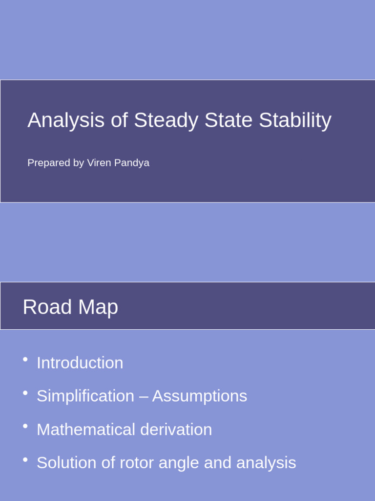 Analysis of Steady State Stability | PDF | Stability Theory | Steady State