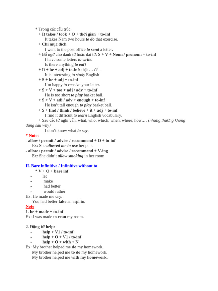 Grammar Unit 1 | PDF